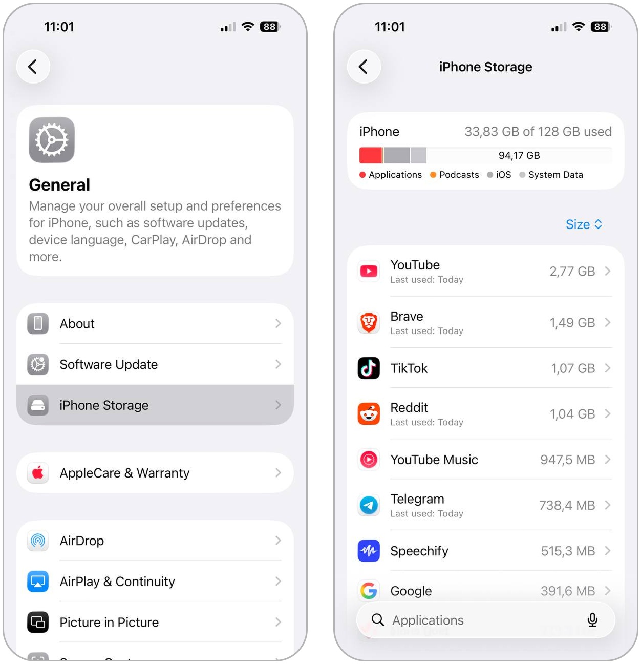 What Is 'Applications' in iPhone Storage & How to Reduce It?
