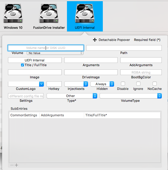 Clover shows two boot options for Windows EFI - OSx86 10.13 (High ...