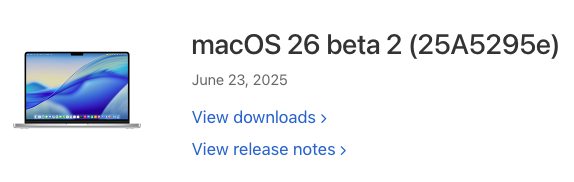 Versions bêta : macOS 26.0 - Developer Preview | InsanelyMac