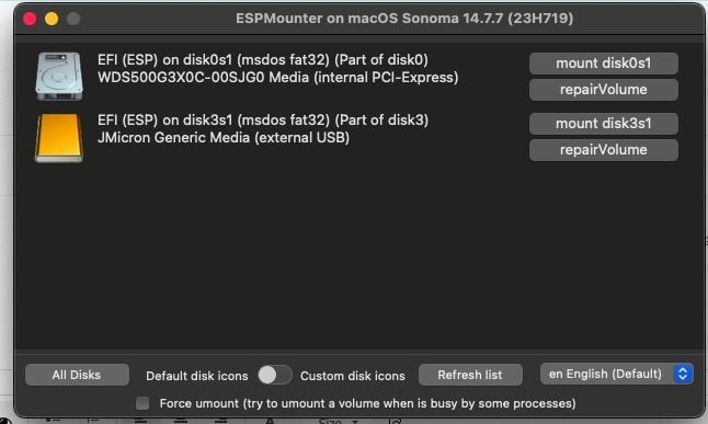 Easy Mount EFI - Hackintosh Tools | InsanelyMac